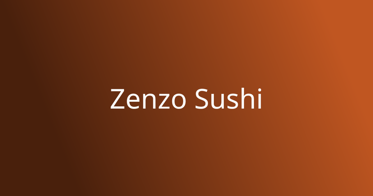 Order Authentic Japanese Online | Zenzo Sushi - Pickup or Delivery ...